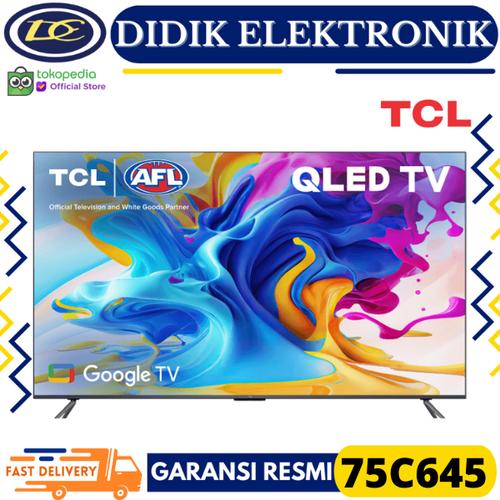Promo TCL 75C645 QLED UHD 4K 75 Inch Smart Google TV w/ Dolby Vision ...