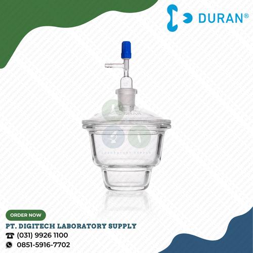 Jual Desikator Vakum NOVUS Desiccator Vacuum with Porcelain Plate DURAN ...