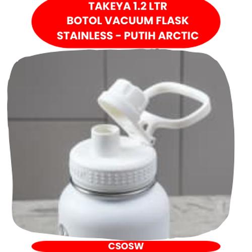 Jual Takeya 1.2 Ltr Botol Vacuum Flask Stainless - Putih Arctic - Kab ...