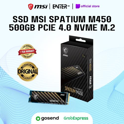 Jual MSI SPATIUM M450 PCIe 4.0 NVMe M.2 SSD MSI NVME MSI SPATIUM ...