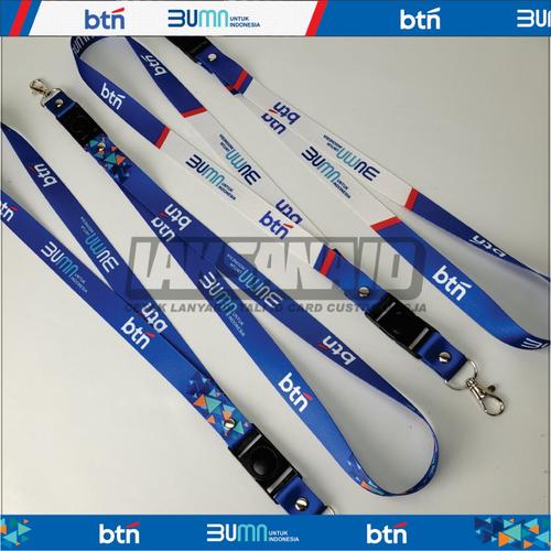 Jual LANYARD Tali ID Card BANK BTN BUMN FULL PRINT PLUS HOLDER - TALI ...