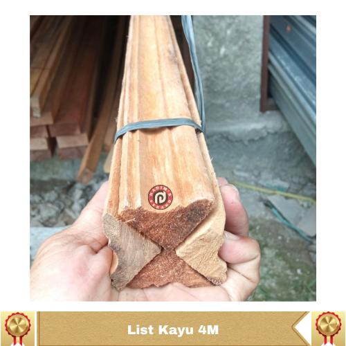 Jual Lis Profil Kayu K3 / Lis Sudut Plafon Profil 4 Meter - Kab. Serang ...
