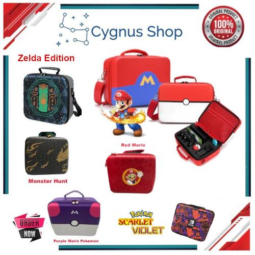 Jual Nintendo Switch OLED Travel Storage Case Shoulder Carrying Bag ...