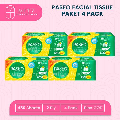 Jual (PAKET 4 PACK) PASEO Facial Tissue 540 helai Tisu Wajah Halus Promo - Kota Surabaya - Mitz ...