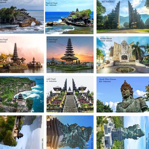 Jual MC- Kartu pos kartupos Bali Island Landmark / Icon Postcard - Ulun ...