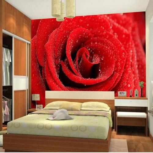 Jual Wallpaper 3D Custom Motif Bunga Mawar ,wallpaper motif Bunga Mawar ...