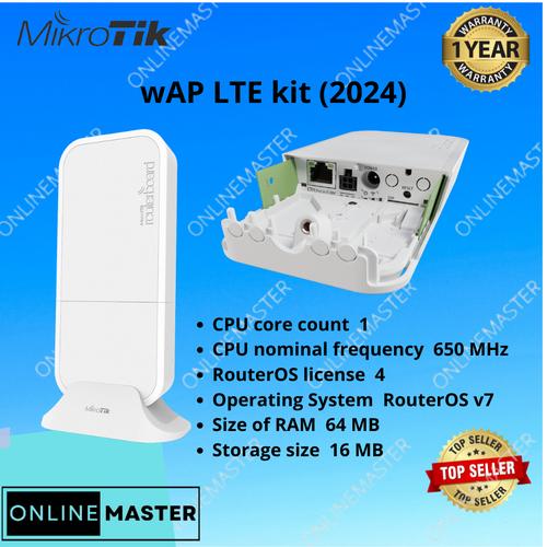 Jual Mikrotik wAP LTE kit (2024) wAPR-2nD&EC200A-EU pengganti RBWAP LTE ...