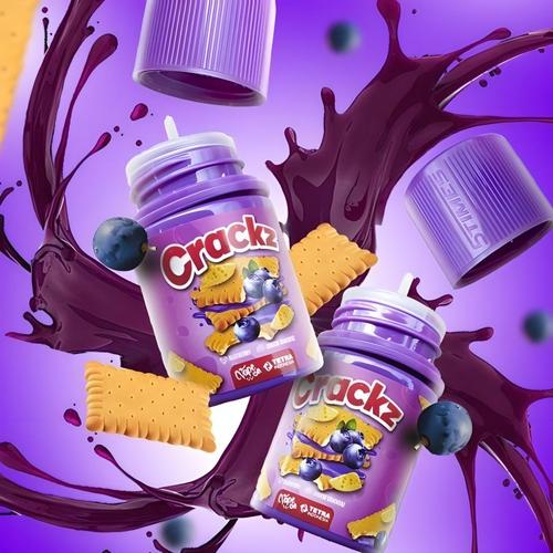 Jual Crackz V6 Blueberry Cheese Crackerz liquid foom 60ml snack ...