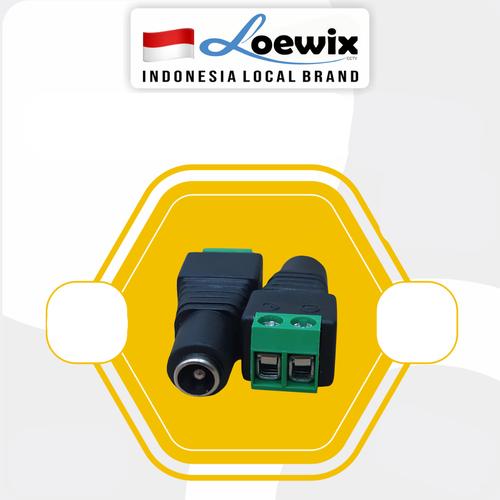 Jual LOEWIX Connector DC Female Jack Konektor Kamera Cctv - Jakarta ...