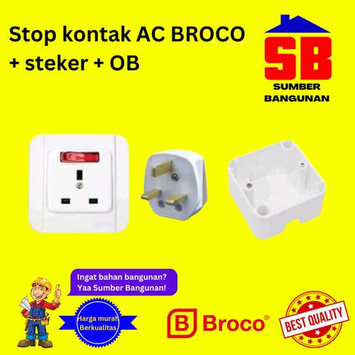Promo STOP KONTAK AC BROCO SET + STEKER + OUTBOW - Kab. Purwakarta ...