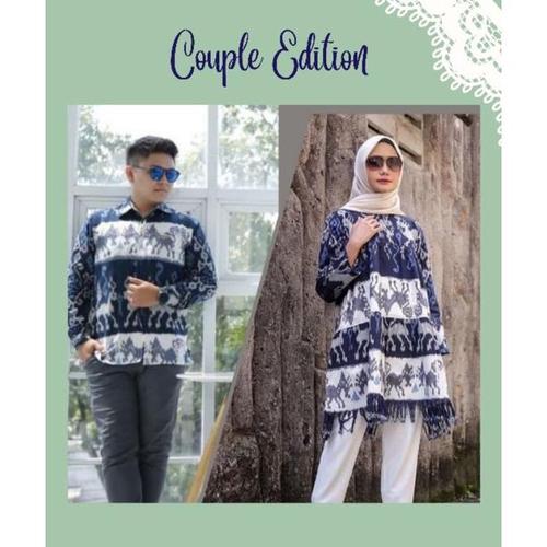 Jual New! baju tenun couple - sarimbit tenun - prewedding - seragam ...