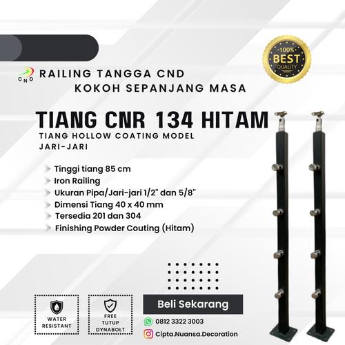 Jual Jual tiang railing tangga powder coating hitam murah - Ss 201 ...