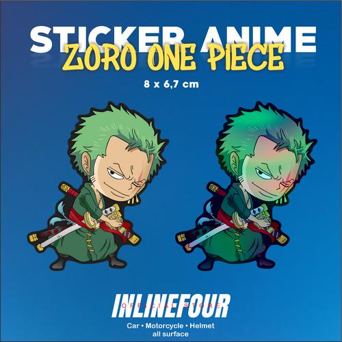 Jual Sticker Hologram Anime - Stiker One Piece Roronoa Zoro - Wibu ...