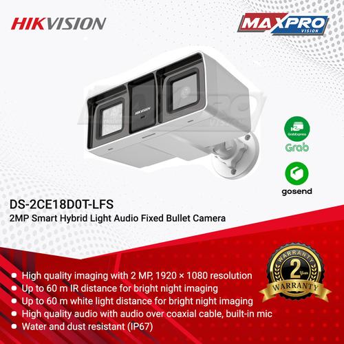 Jual DS-2CE18D0T-LFS - HIKVISION 2MP SMART HYBRID LIGHT AUDIO BULLET CAMERA - Jakarta Barat ...
