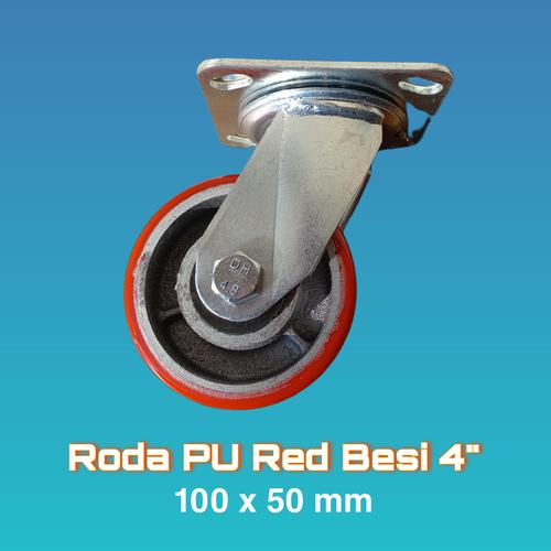 Jual Roda PU 4" Inch Heavy Duty With Ball Bearing - Hidup - Kab ...