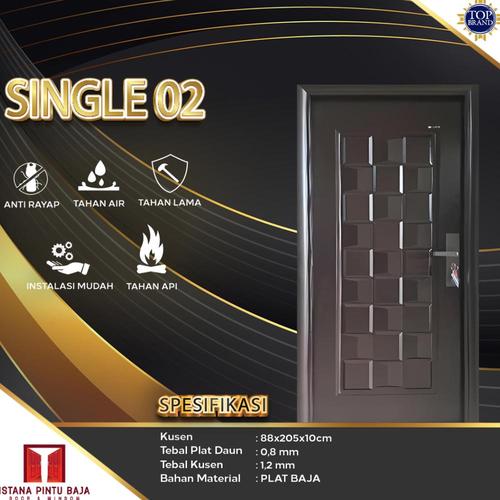 Jual NEW IPB - (PAN SERIES) PINTU PLAT BAJA SINGLE / PINTU UTAMA ...