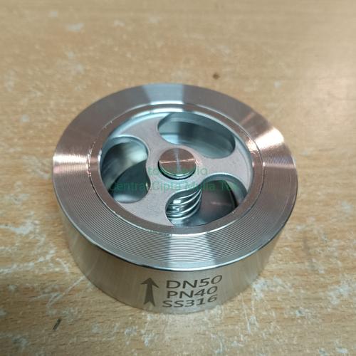 Jual Wafer Check Valve 2" inch PN40 DCV Disco Check Valve DN50 ...