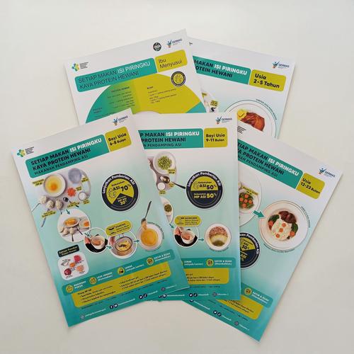 Jual Poster Isi Piringku, Poster MPASI - Poster Menu Makanan, PMBA ...