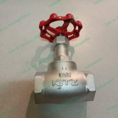 Jual GLOBE VALVE KITZ DRAT 1-1/4" INCH FCD-S JIS 10K CAST IRON ...