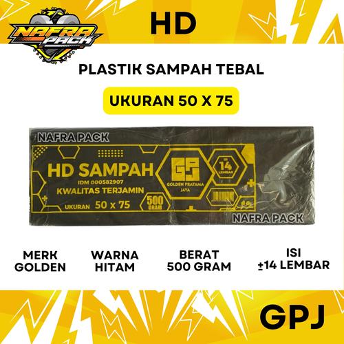 Jual Plastik Sampah Besar merek GOLDEN trash bag warna hitam berat 500 ...