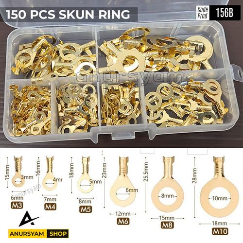 Jual [150 pcs] Skun Ring M3, M4, M5, M6, M8, M10 / 150pcs Skun Mata ...
