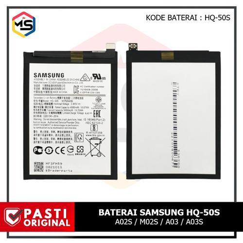 Jual Baterai Samsung Galaxy A02S/A03S/A03/M02S HQ-50S Original ...