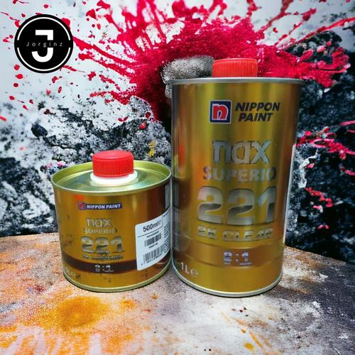 Jual Clear Vernish Nippon Paint Nax Superio 221 2K clear 1 liter set - Jakarta Timur - Jorginz ...