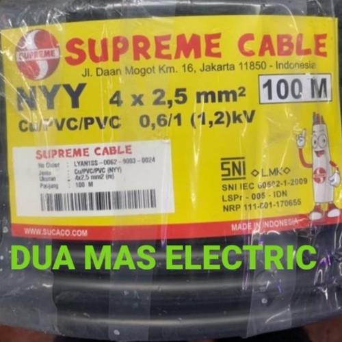 Jual RND Kabel NYY 4x2,5 4x2.5 Supreme 100meter NYY 4x2,5mm 4x2.5mm ...