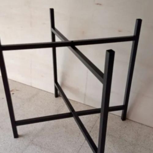 Jual kaki meja lipat besi silang - Hitam, 80x40x30 - Kab. Gresik ...