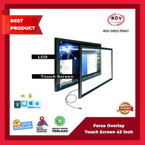 Jual IR TOUCH OVERLAY LCD 43" MULTI TOUCH SCREEN USB FORSA - Kab ...