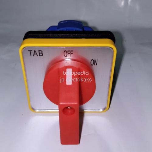 Jual Selector Switch On Off 2 Posisi 2 Pole SA-16 Selector Amper 2P ...