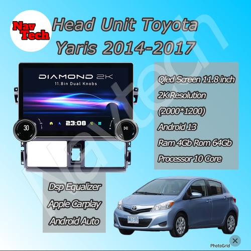 Jual Head unit android 11.8 inch Toyota Yaris/Vios 2014-2017 Qled ...