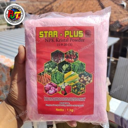 Jual STAR PLUS BUAH 1 KG /PUPUK NPK BUAH KRISTAL POWDER 15-9-20(S) /NPK ...