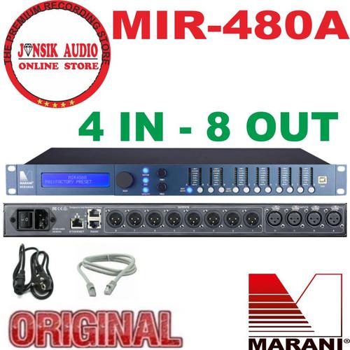 Jual DLMS Marani MIR480A 4 IN 8 OUT Professional Audio Speaker Management Marani Mir-480a Dlms ...