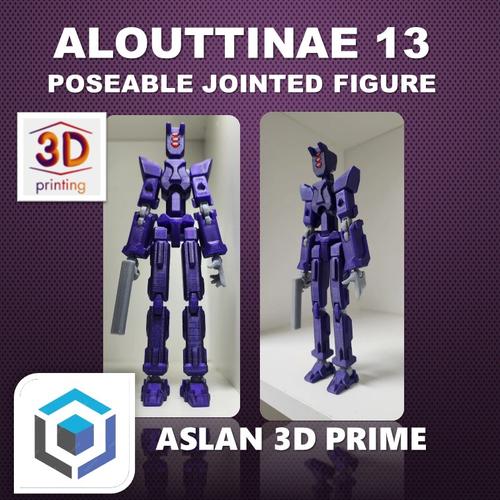 Jual ALOUTTINAE 13 JOINTED POSEABLE ACTION FIGURE LUCKY DUMMY 3D Print ...