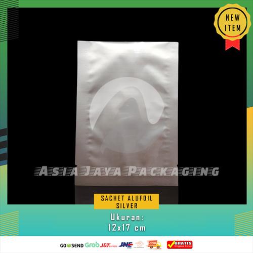 Jual Kemasan Aluminium Foil Sachet 12 x 17 cm (100gr) Silver - Jakarta ...