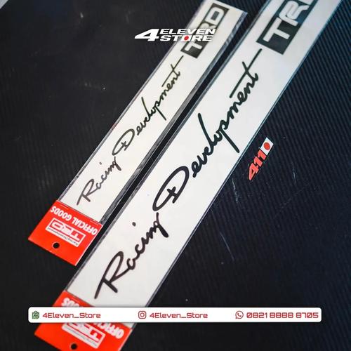 Jual TRD decal / stiker original Made in Japan - 498x65 hitam - Kab ...