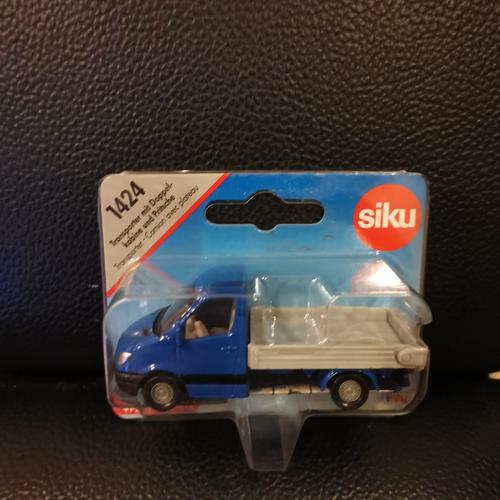 Jual Diecast Siku Siku 1424 Mercedes Benz Sprinter with Platform Biru ...
