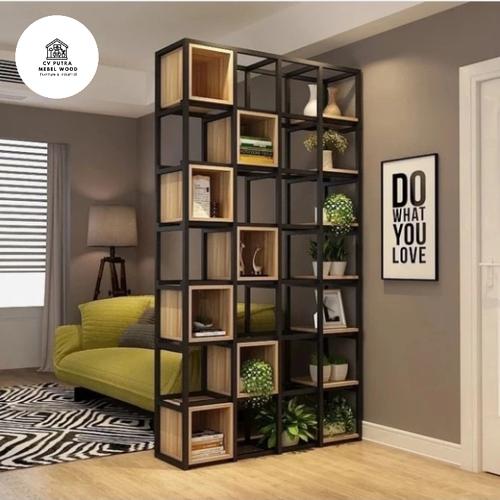 Jual rak partisi industrial - rak partisi besi penyekat ruangan model ...