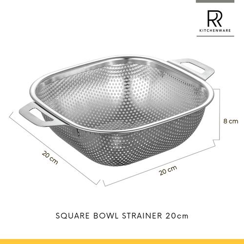 Jual COLANDER SARINGAN BASKOM STAINLESS STEEL STRAINER / KERANJANG ...