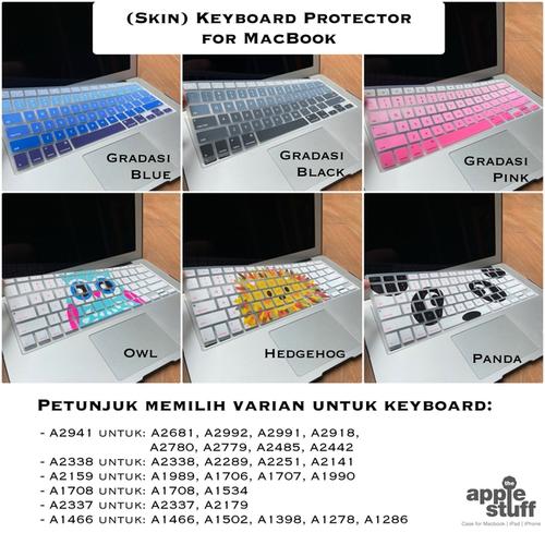 Jual Skin Keyboard Protector Apple MacBook Pro Air Motif dan Gradasi ...