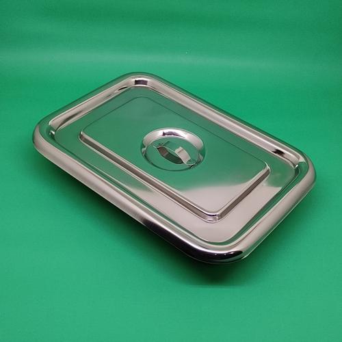 Jual Bak Instrument Instrument Tray with Cover SS 22,5x15x5cm - Jakarta ...
