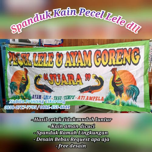Jual SPANDUK KAIN PECEL LELEL FULL PRINT - Kab. Bekasi ...