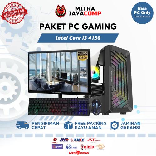 Jual PC Gaming Fullset Core i3 4150 Ram 8GB GTX 750 TI Monitor 24 Inch ...