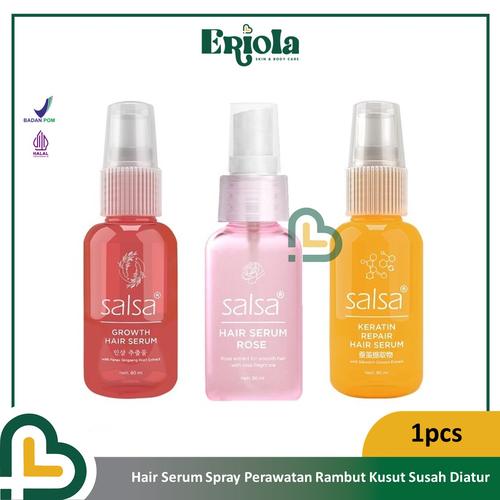 Jual Salsa Hair Serum Spray Mist Perawatan Rambut Kusut Rontok Kusam ...