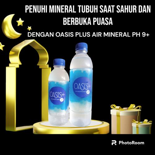 Jual OASIS PLUS AIR MINUM ALKALI PH 9+/ 500ML BOX/24 BOTOL - Kab. Bogor ...