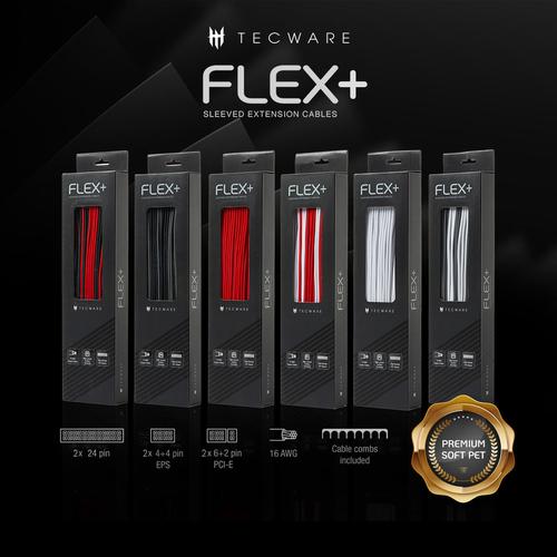 Promo TECWARE FLEX PLUS PSU Extension Set (5Pcs Power Supply Cables ...