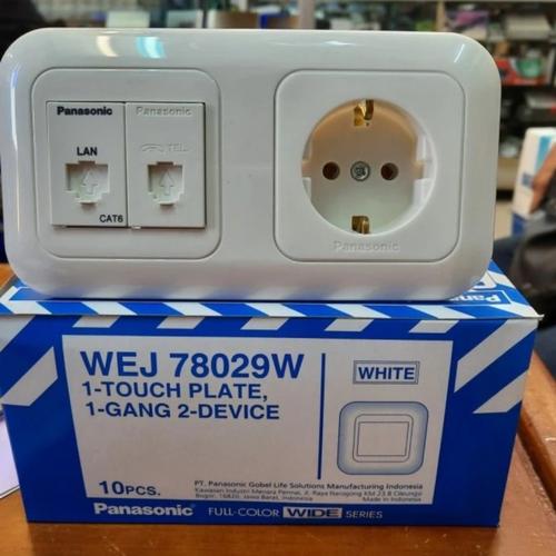 Jual Stop Kontak Non CP + Cat6 Cat 6 WEJ24886 + Telephone WEJ2164 ...