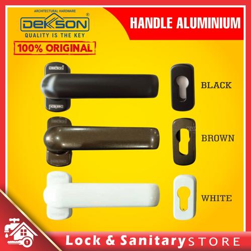 Jual Handle Dekson LHR 0816 BK Gagang Pintu Aluminium Hitam - Putih ...