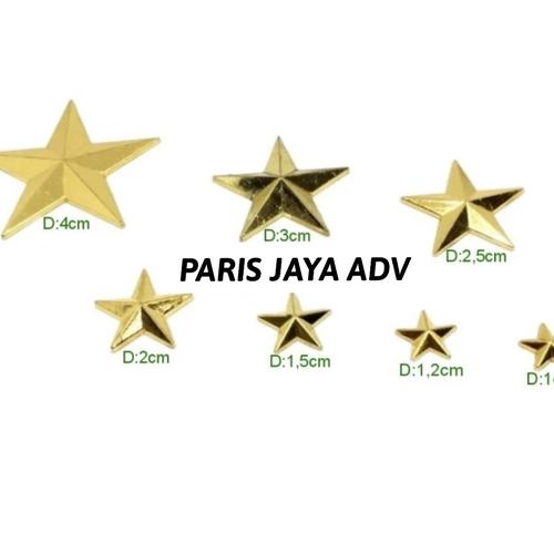 Jual Pin Bintang Logam Warna Emas - satuan - 1cm - Jakarta Pusat - NEW ...